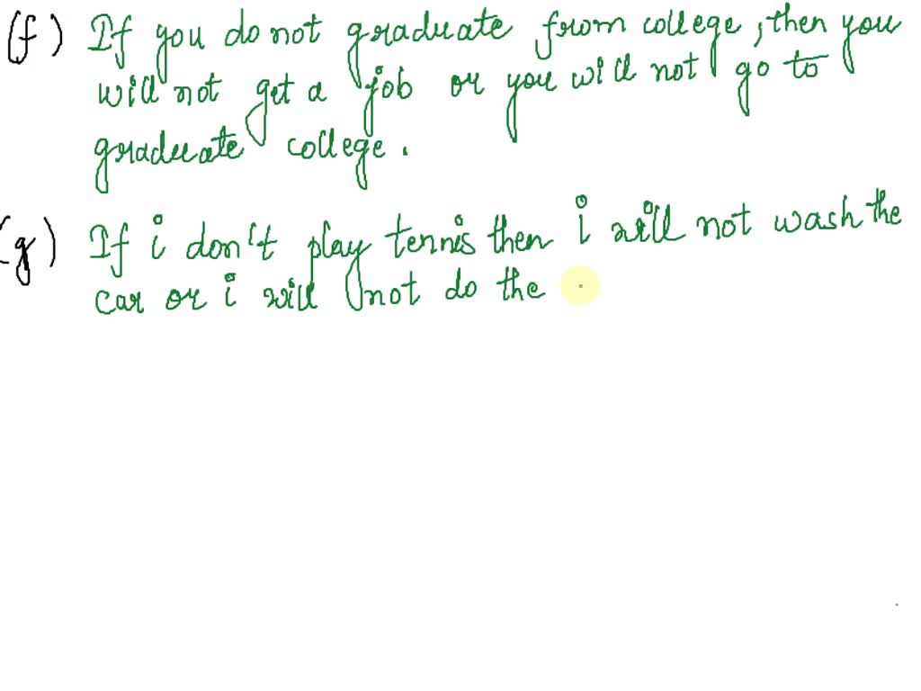 3 Write A Useful Negation Of Each Of The Following Statements Do Not