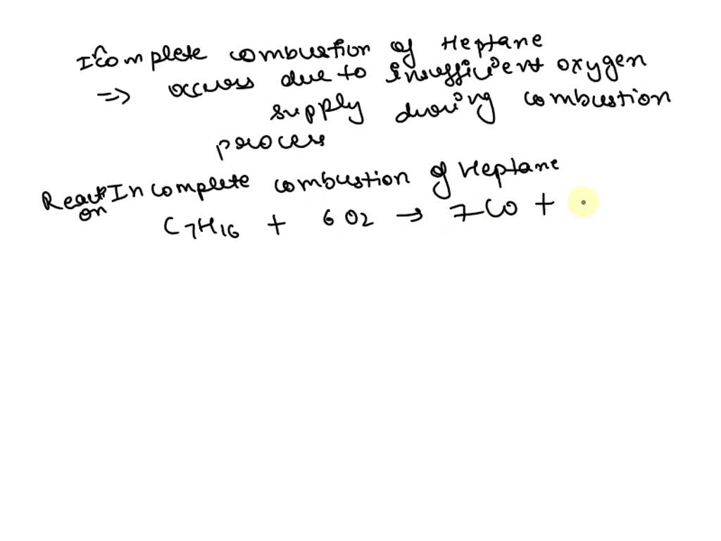 SOLVED: 21 Heptane, C7H16 , is an alkane found in crude oil. (a ...