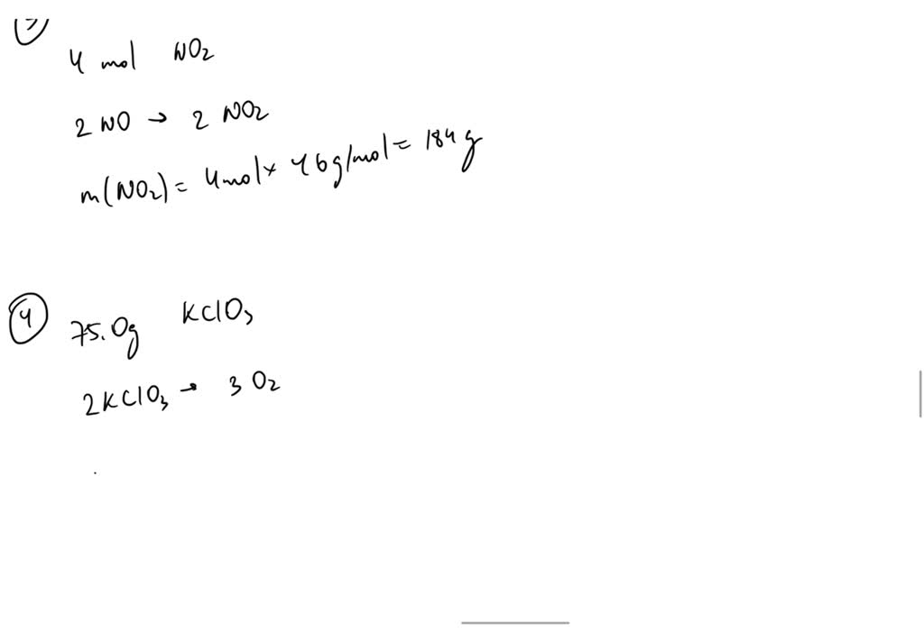 Solved Calculate The Number Of Moles Of Hydrogen Chloride Produced
