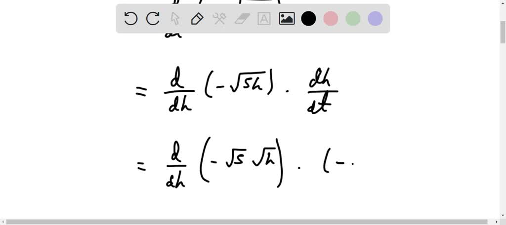Let dh = dt Determine d*h = 16. dt^2