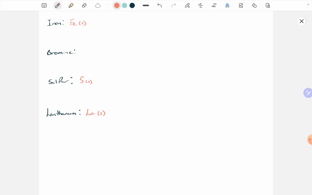 SOLVED: complete chemical formula, including physical state symbol, for ...