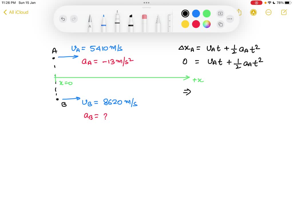 SOLVED: Two rockets are flying in the same direction and are side by ...