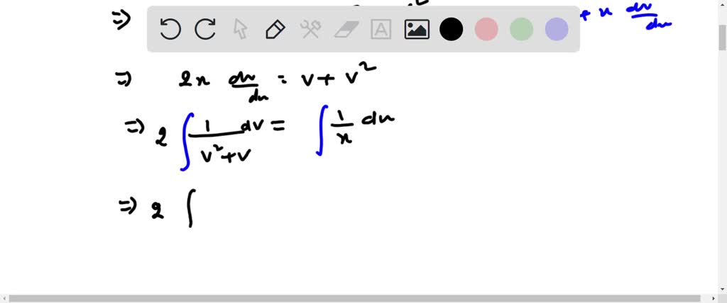 SOLVED: Solve the differential equation with a method of substitution ... SOLVED: Solve the differential equation with a method of substitution ...