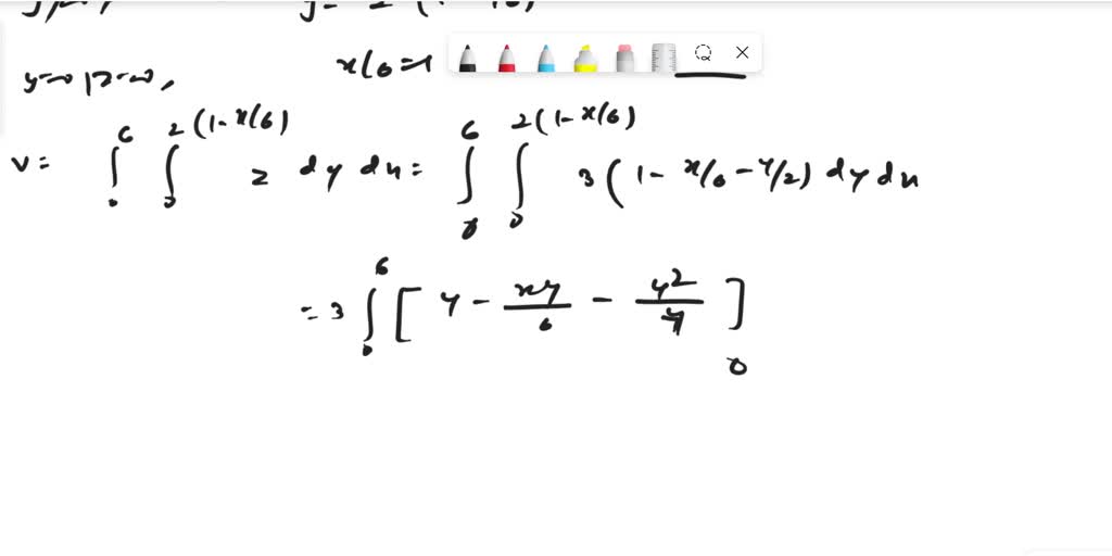SOLVED: Find the volume of the wedge in the figure by integrating the ...