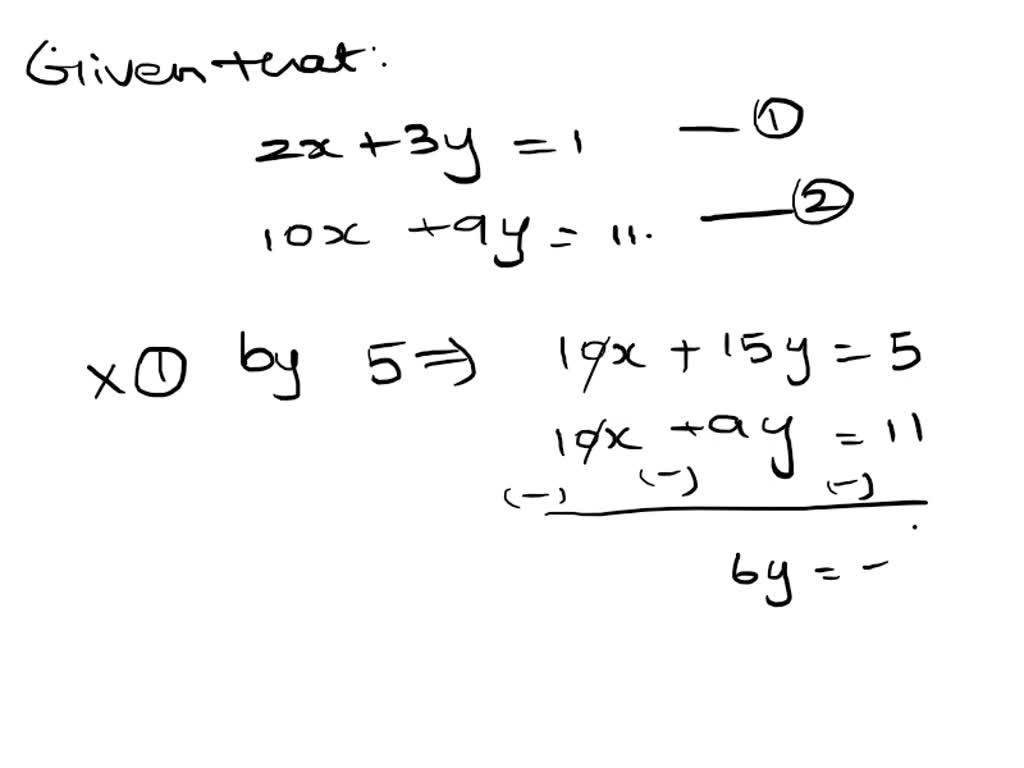 SOLVED: What multiple L21 of equation 1 should be subtracted from ...