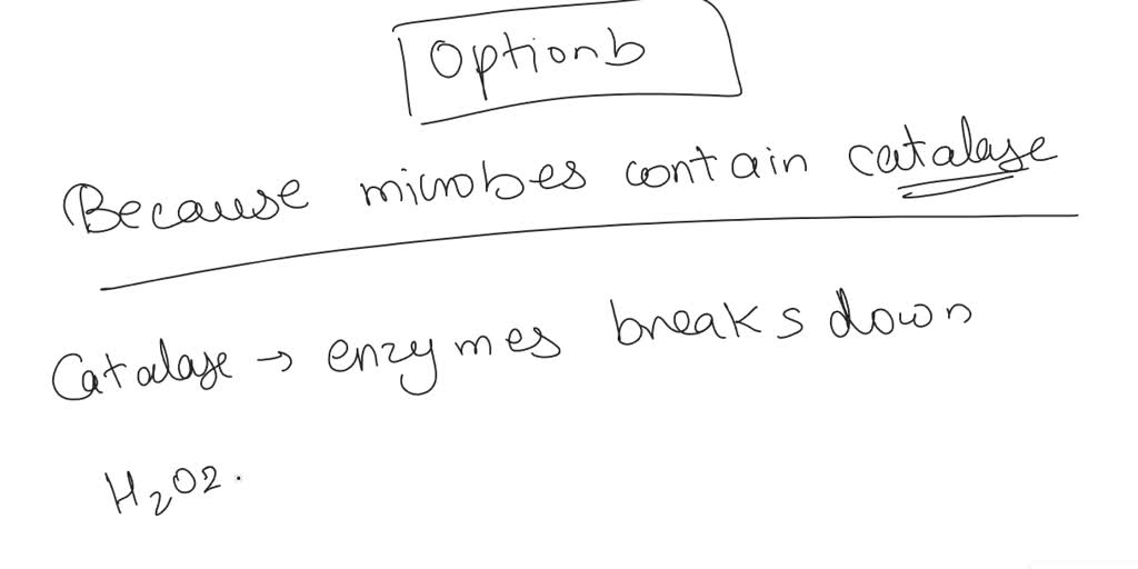 SOLVED: Why is hydrogen peroxide an effective chemical against ...