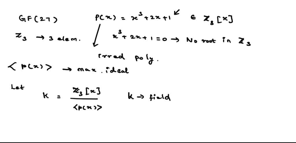 SOLVED: Implement the addition and multiplication of polynomials in GF ...