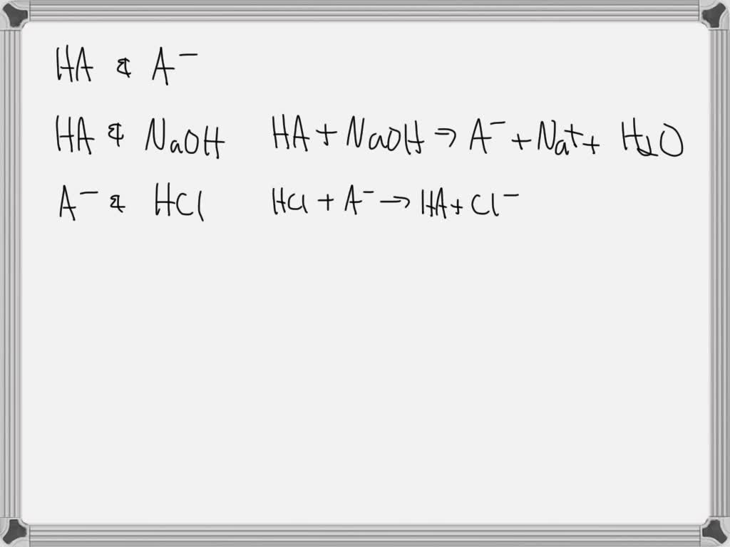 SOLVED: Which of the following pairs of substances can be used to make a buffer solution? a. NH3 ...