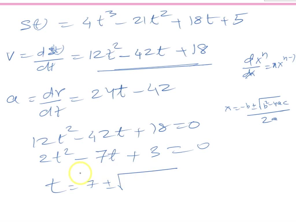 SOLVED: An object in rectilinear motion moves along horizontal line with the positive direction ...