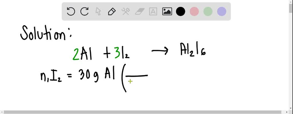 SOLVED: Balance the chemical equation given below; and deternine the number of noles Al(s) + of ...