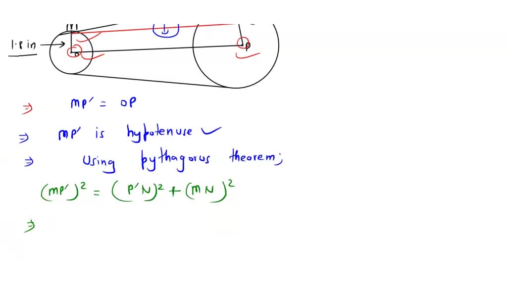 SOLVED: 40. MODELING WITH MATHEMATICS A bicycle chain is pulled tightly so that MN is a common ...