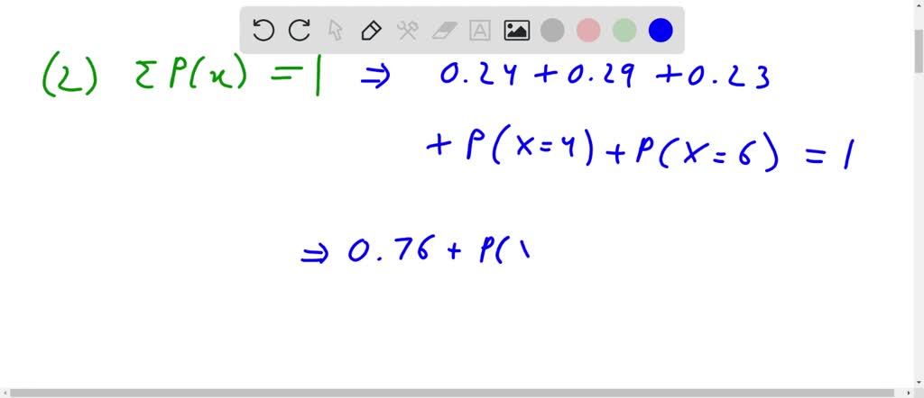 SOLVED: Fill in the P(x x) values in the table below to glve legitimate ...