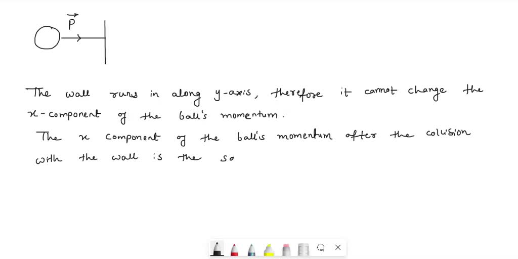 SOLVED: 4 ball moving along the x-axis bounces elastically off a ...