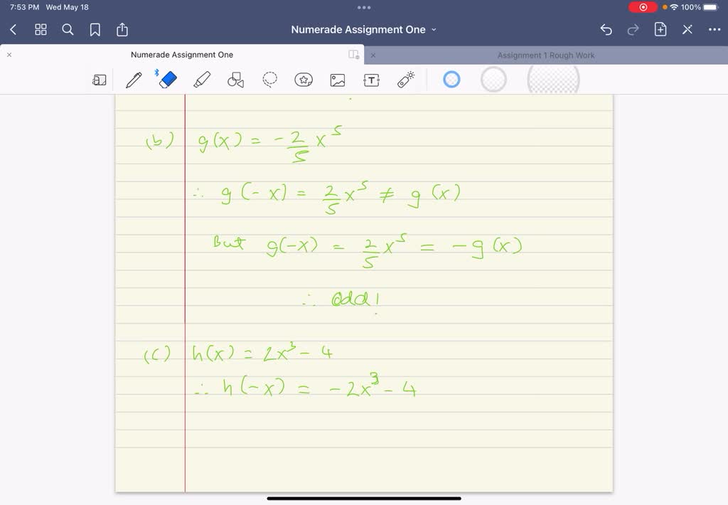 Question 2 10 pts Determine whether eachfunction is even,odd,or neither ... Question 2 10 pts Determine whether eachfunction is even,odd,or neither ...