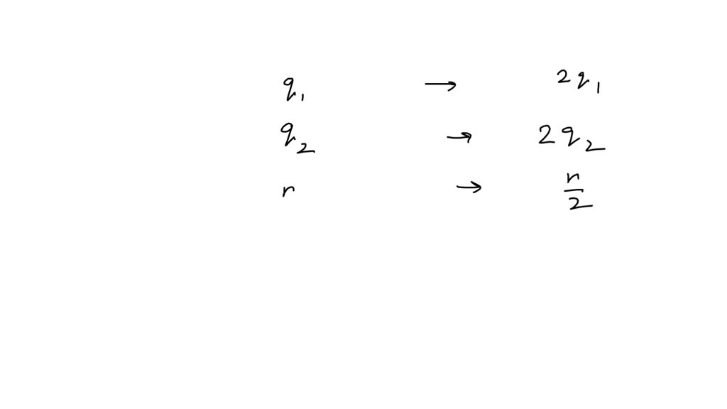 Two Charged Objects Are Separated By A Distance R If The Magnitude Of