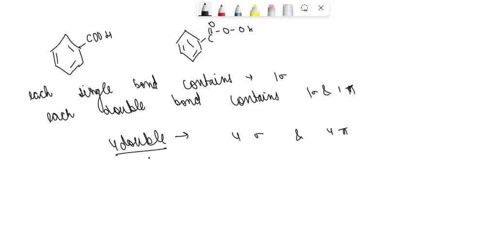 SOLVED: Using the structure of benzoic acid C6H5COOH below, state the ...