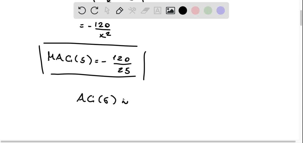 SOLVED: Given a cost function C(x) as C(x) = 120 + 2x, calculate the ...