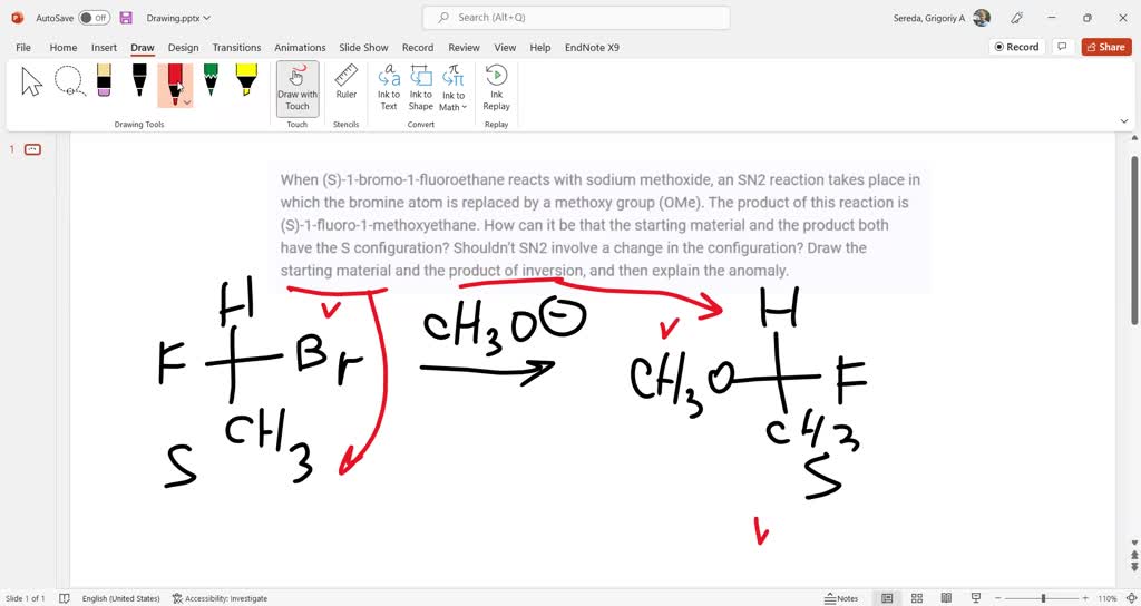 SOLVED: Draw the structures showing the stereochemistry at the chiral ...