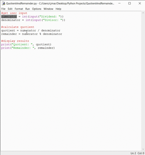 212 lab divide by x write program using integers usernum and as input ... 212 lab divide by x write program using integers usernum and as input ...