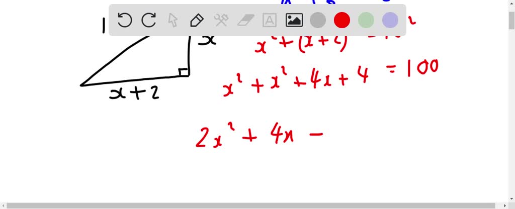 Solved The Longer Leg Of A Right Triangle Is 4ft Longer Than The