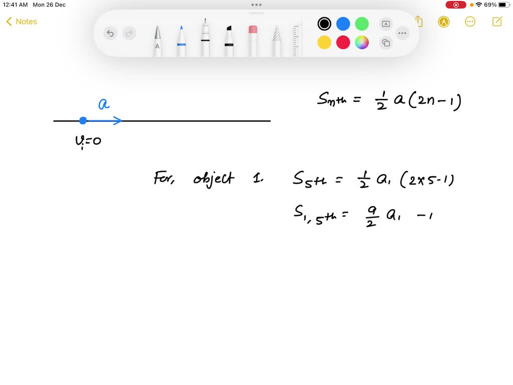 SOLVED: A body 'A' starts from rest with an acceleration 'a1'. After 2 ...