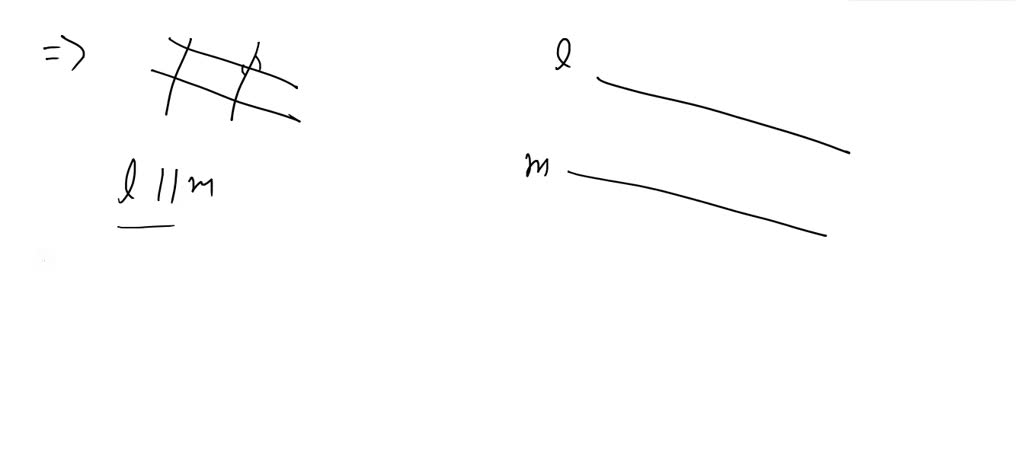 SOLVED: If two coplanar parallel lines are intersected by two distinct parallel transversal ...