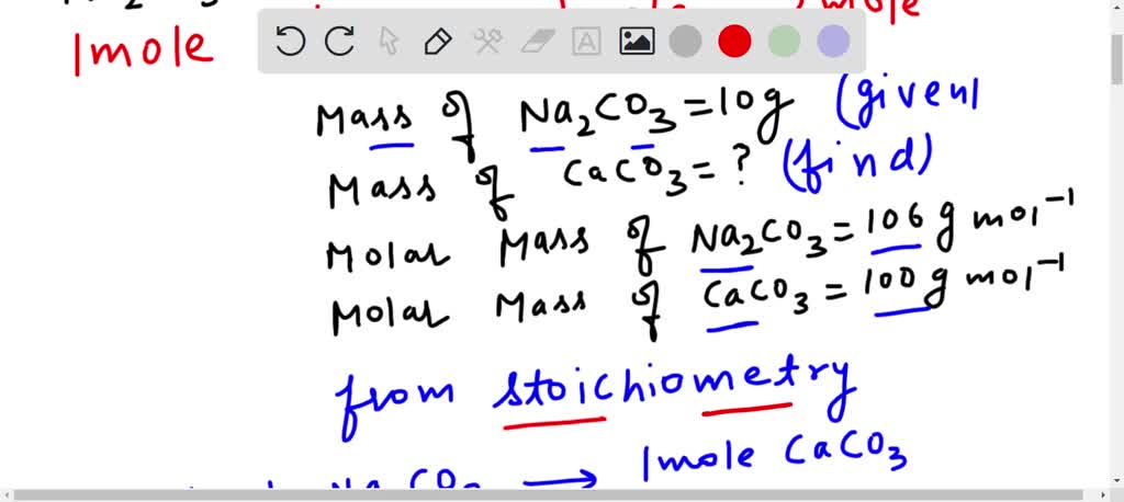 SOLVED: How many grams of CaCO3 can be formed from the reaction of 10.0g Na2CO3 with an excess ...