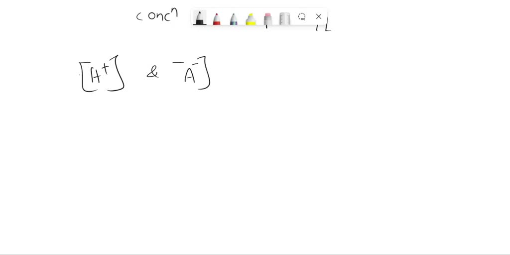 Solved 10 9 Points Considering Acids And Dissociation A Given