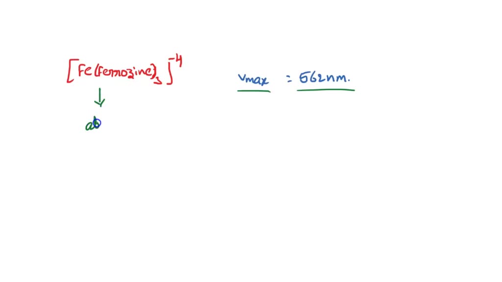 SOLVED: What color would you expect to observe for a solution of Fe ...