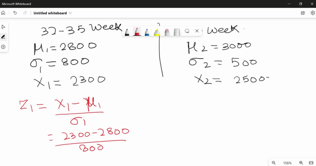SOLVED: Suppose babies born after a gestation period of 32 to 35 weeks ...