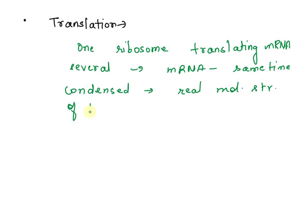 SOLVED: The picture below is of translation happening in a cell in real ...