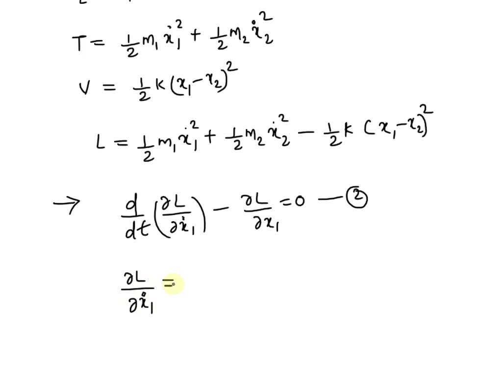 SOLVED: Consider the system where a block of mass m is attached to a spring with force constant ...