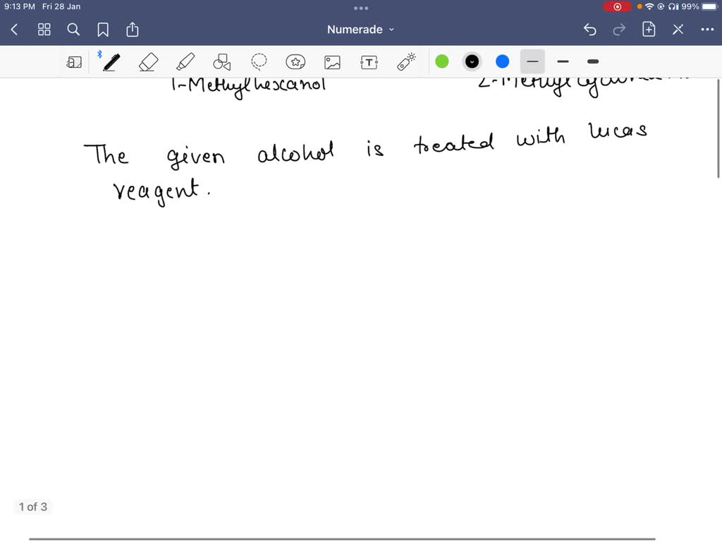 SOLVED: How can you distinguish between each of the following pairs, 1-methylcyclohexanol and 2 ...