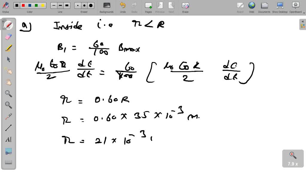 SOLVED: A parallel-plate capacitor with circular plates of radius 40 mm ...