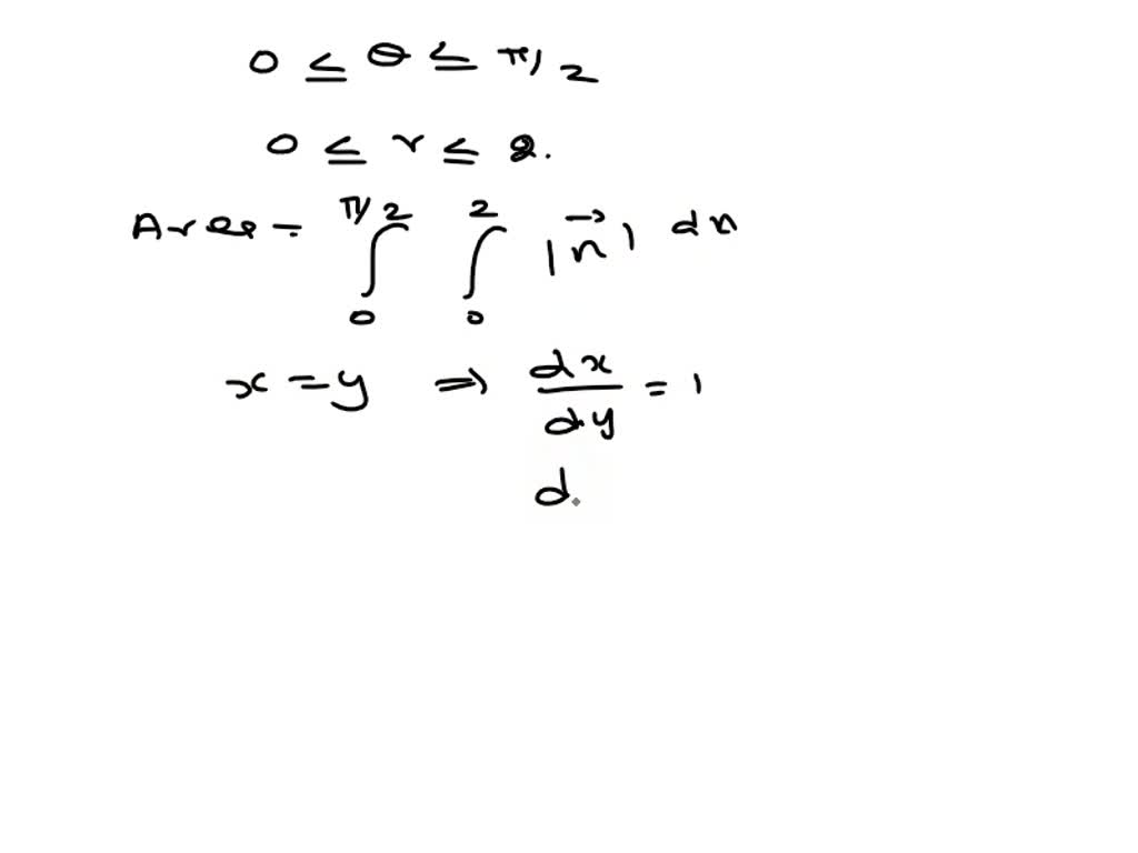 SOLVED: Find the area of the part of the cylinder y2 + z2 = 4 in the ...