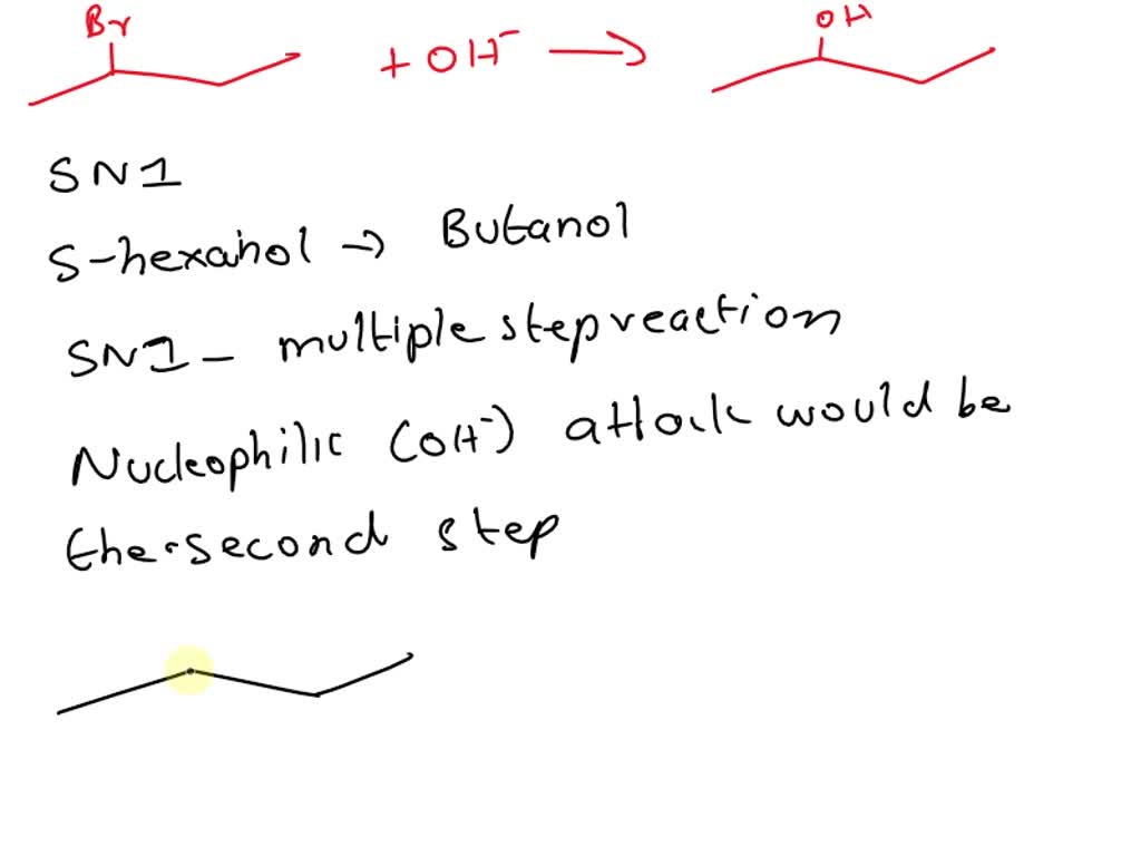 SOLVED: Consider the reaction of R-3-bromobutane (where the ...