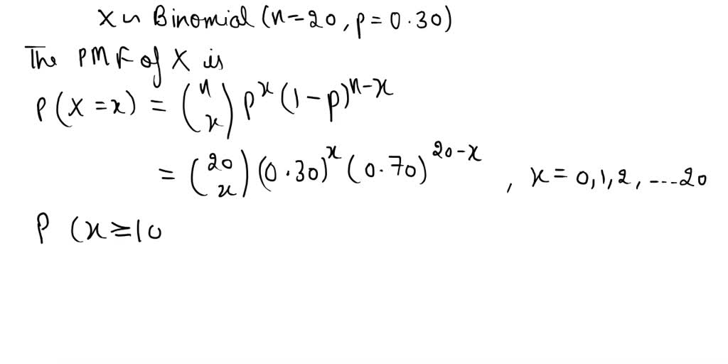 Solved Write By Using Matlab Program For Binomial Distribution To Do The Following A