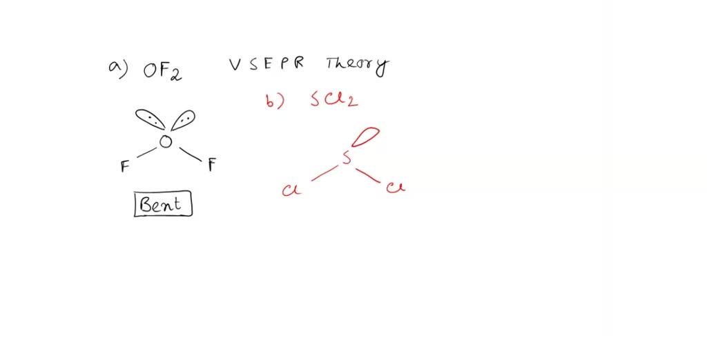 SOLVED: Because lone pairs are larger than bonding pairs, lone pair ...