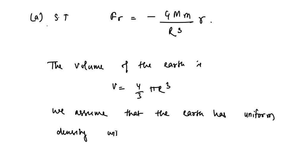 SOLVED: A test particle approaches a planet of mass M and radius R from ...