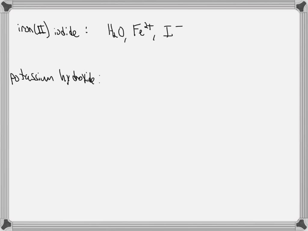 SOLVED: The names and chemical formulas of some chemical compounds are ...