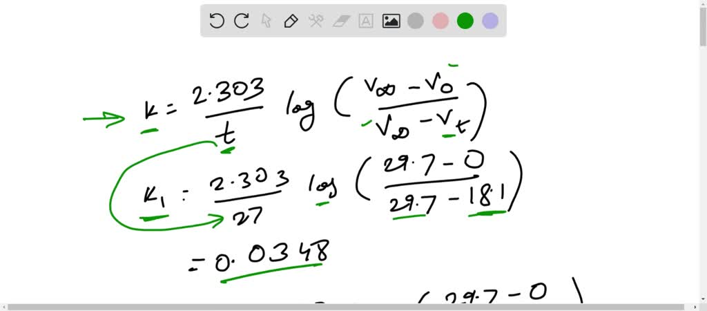 Calculate the ratio of t99.9% and t50% of a first order reaction