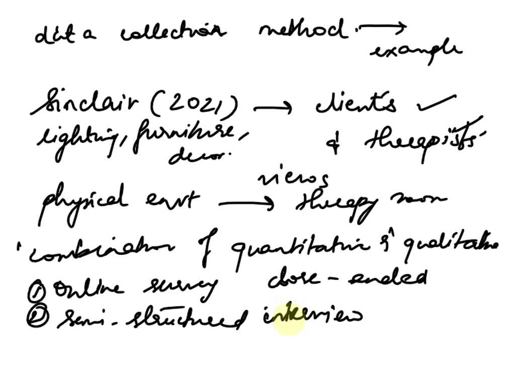 SOLVED Identify The Data Collection Methods Used In The Article Q 1 4