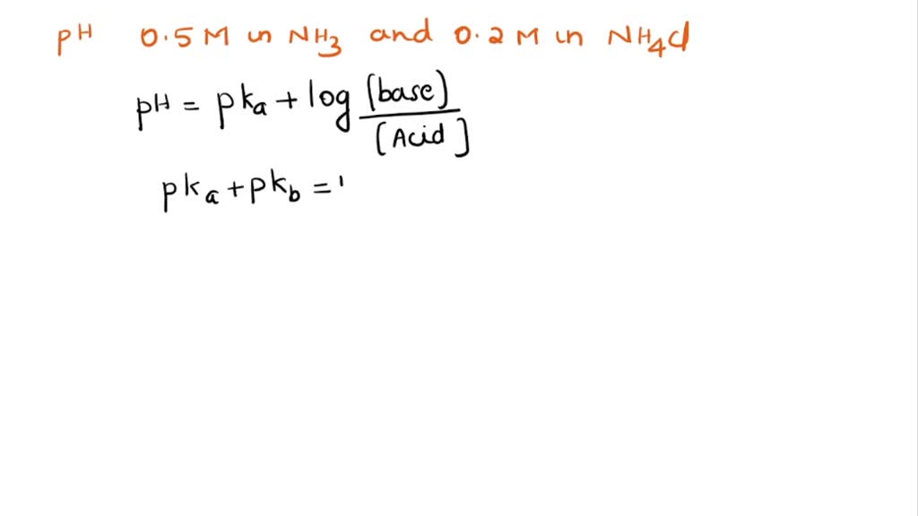 SOLVED: How do you use the Henderson-Hasselbalch to calculate the pH of a buffer solution that ...