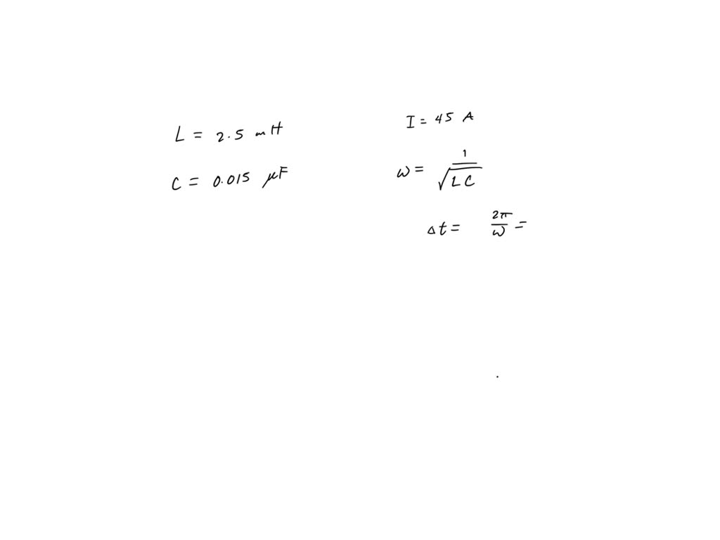 SOLVED: Calculate the value of voltage that would be induced for a current chop of magnitude 45 ...