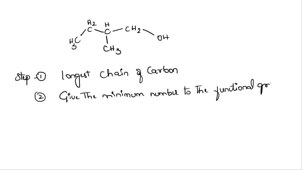 SOLVED: Name the following molecule: H2O H2O H3C H3C OH CH3 Methyl ...