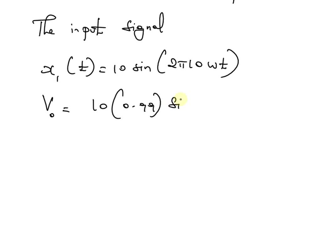 SOLVED: A Low Pass filter circuit consisting of a resistor of 4.7kÎ© in series with a capacitor ...