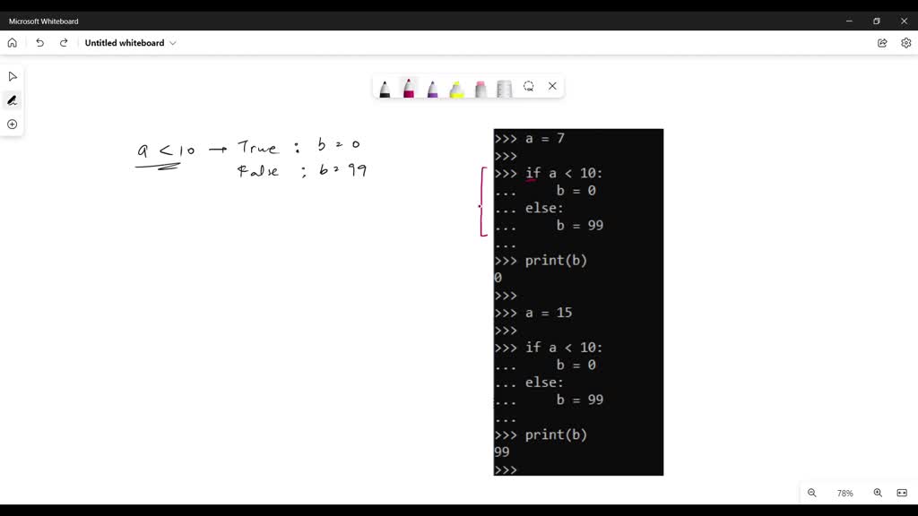 Solved Write An If Else Statement That Assigns 0 To The Variable B If The Variable A Is Less