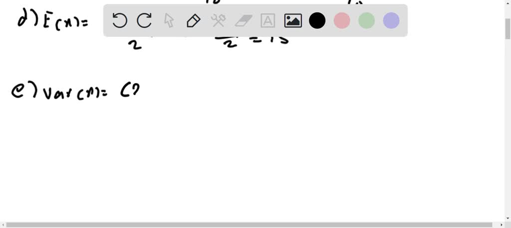 SOLVED: The random variable x is known to be uniformly distributed ...