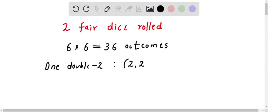 SOLVED: Two fair dice are rolled: Find the odds for and the odds ...