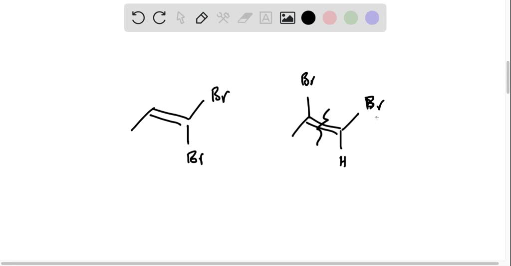 SOLVED: 1. Determine which of the following compounds show cis-trans isomerism. 2. Draw and name ...